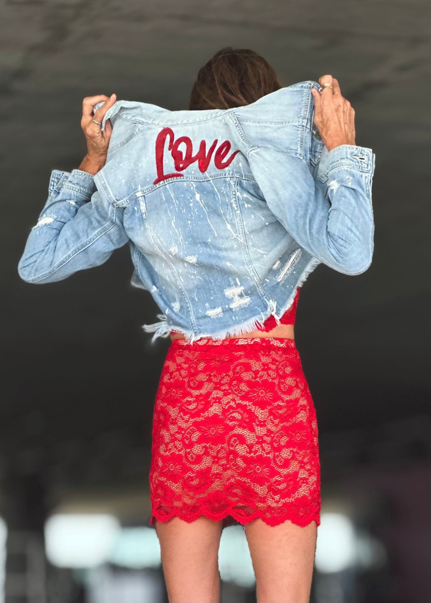 Love denim Jean Jacket washed blue – Ramona LaRue