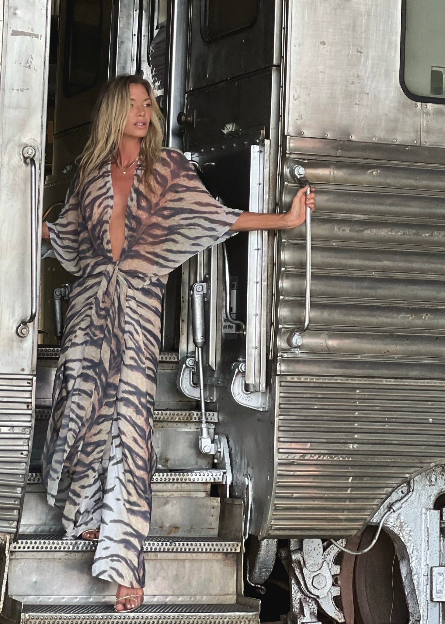 Tiger Kaftan Cover Up I Official Ramona LaRue
