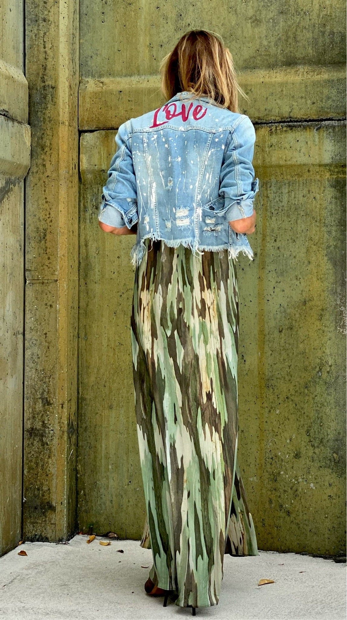 Love denim Jacket washed blue – Ramona LaRue